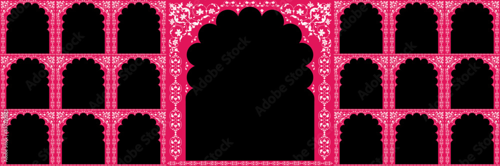 Set of windows Beautiful Arch small and Big Design with Indian ...