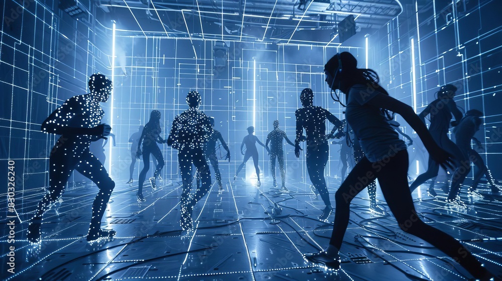 A behindthescenes look at a film production using motion capture ...