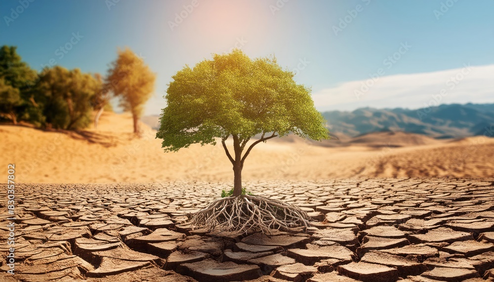 World Environment Day 2024 concept - Land restoration, desertification and drought resilience ...