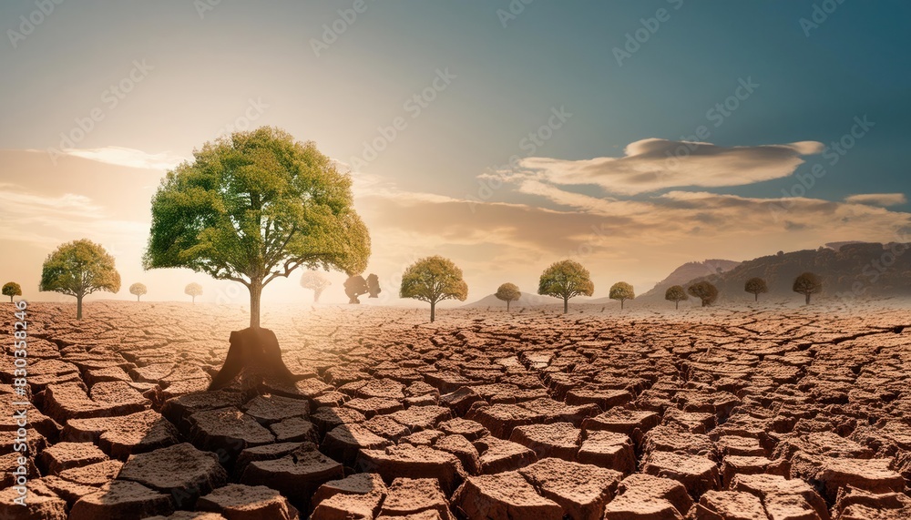 World Environment Day 2024 concept - Land restoration, desertification and drought resilience ...