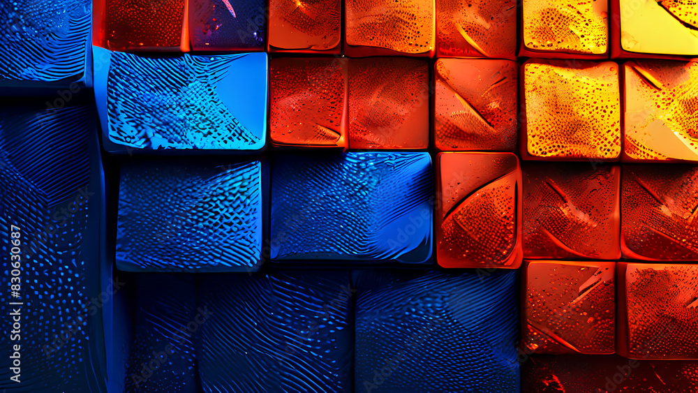 Beyond the Screen - A Tactile Symphony of Unexpected Colors forming ...