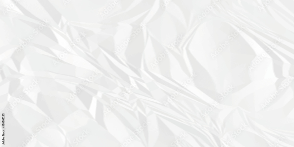 White crumpled paper texture . White wrinkled paper texture. White ...