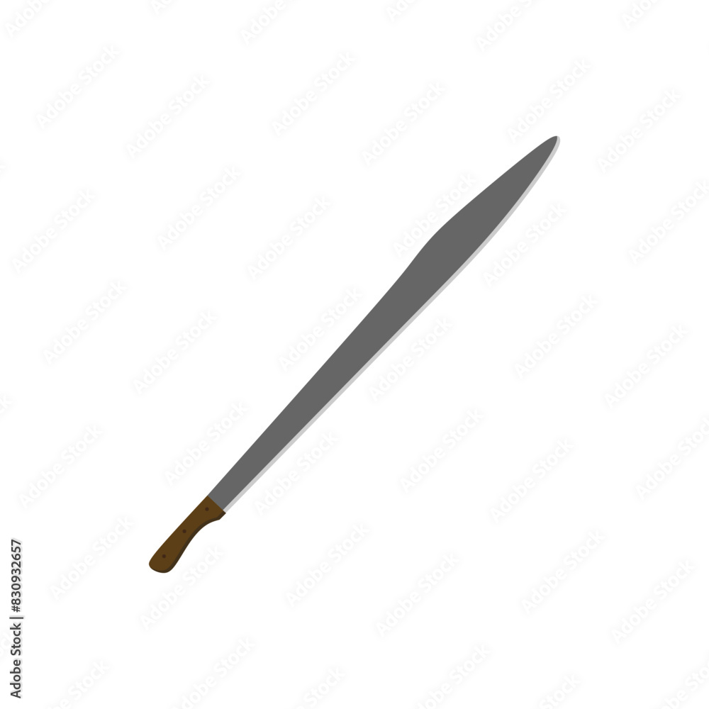 colima machete flat design illustration isolated on white background ...