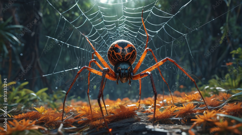 In the Empire of the Colossal Spider Monarch, labyrinthine webs ensnare ...