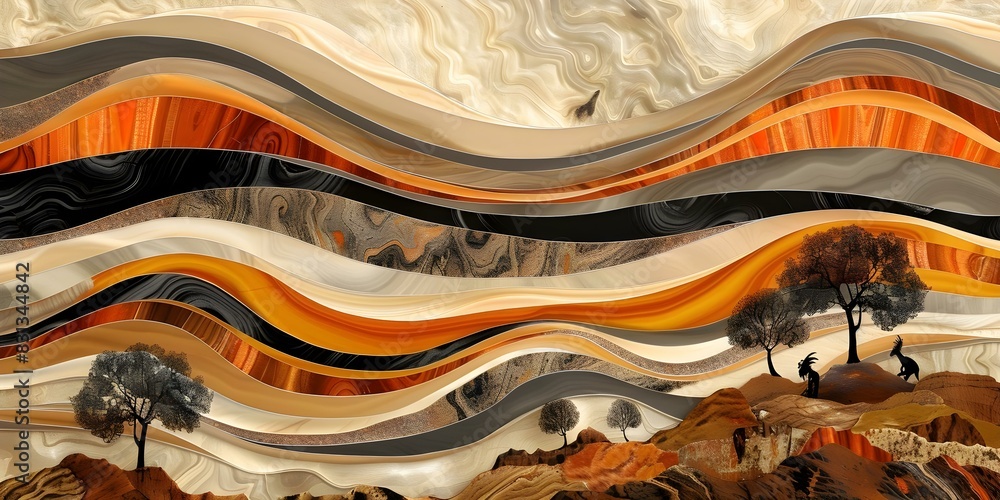 Creation Story: The Rainbow Serpent and the Shaping of the Land, Rivers ...