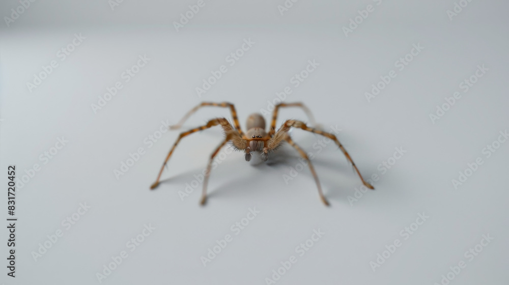 Ultra-detailed close-up of a realistic spider showcasing its intricate ...