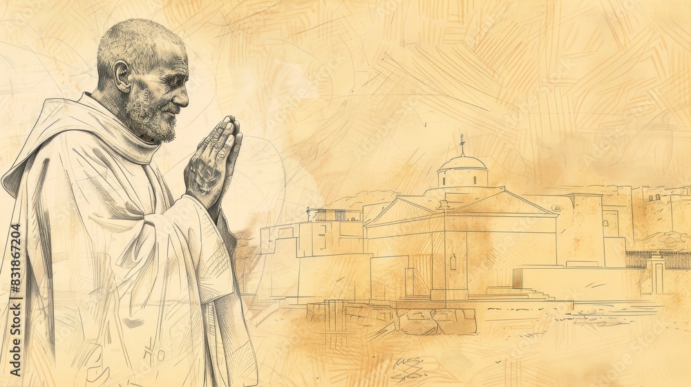 Prayer of St. Alexander of Alexandria at 4th-Century Egyptian Church ...