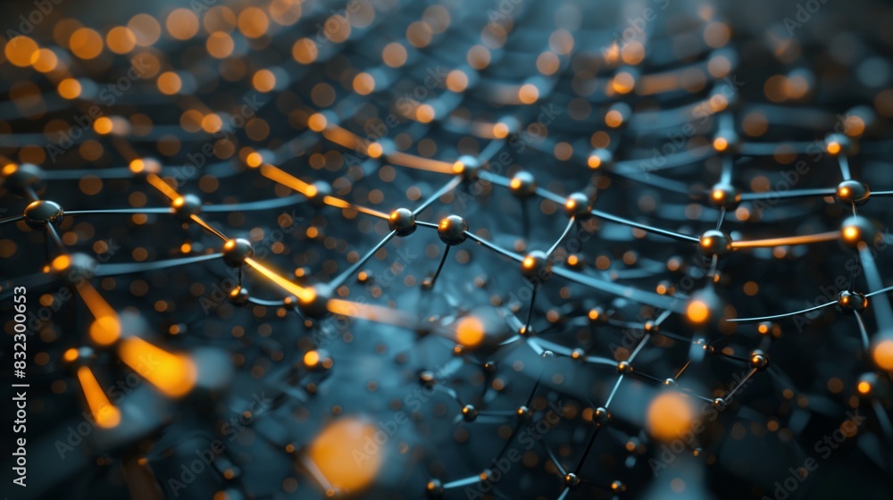 An image of a graphene-based nanoelectronics circuit, highlighting its ...
