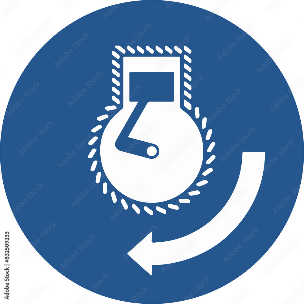 UNI EN ISO 7010 M, mandatory signs, standard symbol, safety sign Stock ...