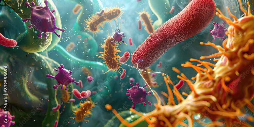 Antibiotic Mode Of Action Detailed View Of Antibiotics Interacting