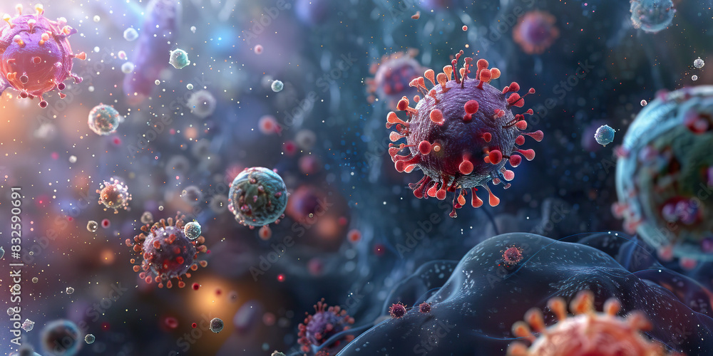 Host Immune Cell Interactions: Microscopic visualization of immune ...