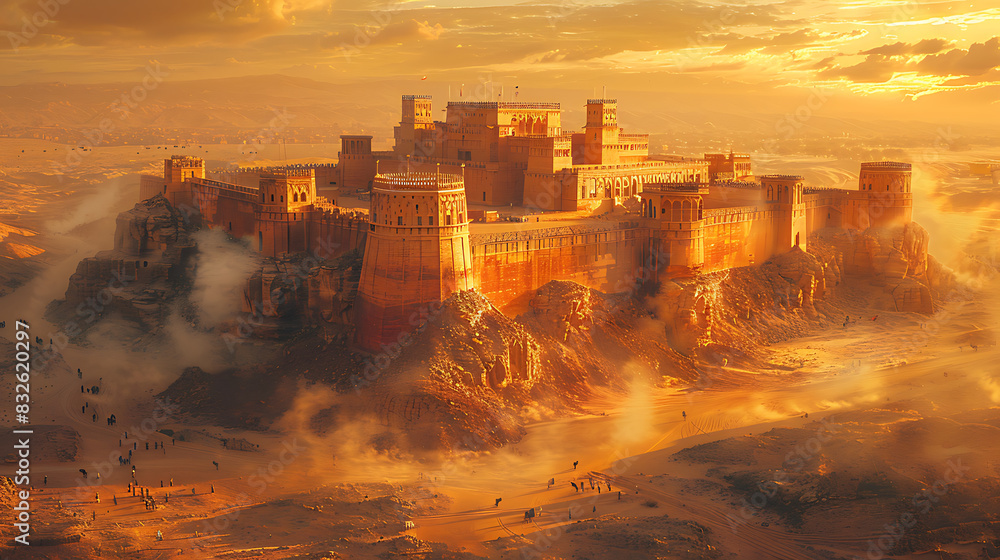 breathtaking image of Derawar Fort towering bastion majestic wall ...