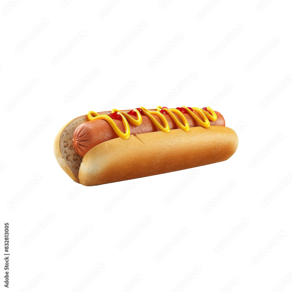 Hot dog isolated on transparent background. Stock Photo | Adobe Stock