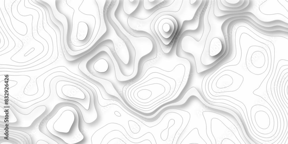 Lines Topographic contour lines map seamless pattern. Geographic ...