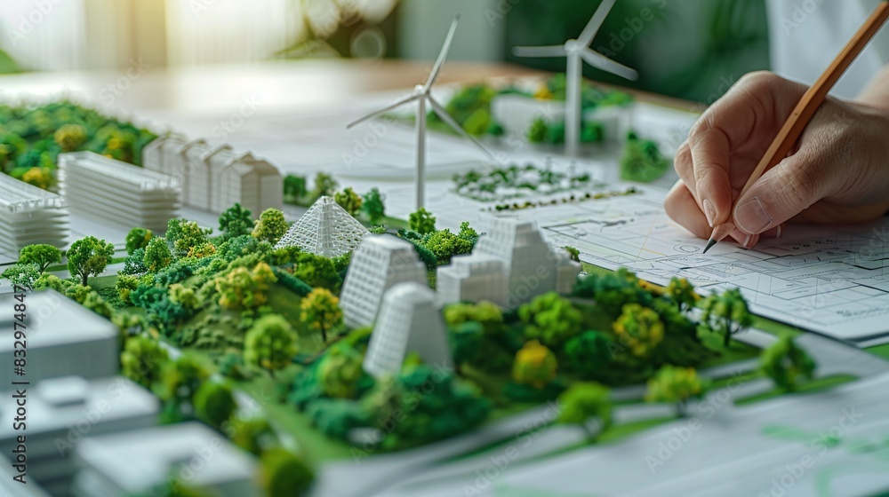Discover sustainable architecture with our detailed plan drawing ...