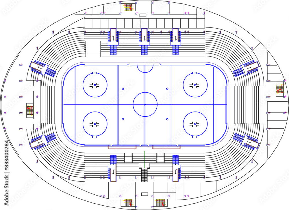 Vector illustration sketch architectural detail design drawing of ...