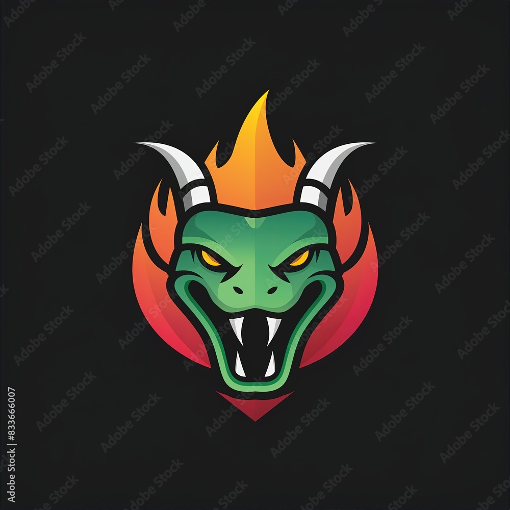 snake gaming logo. snake logo to apps. snake logo to tournament. snake ...