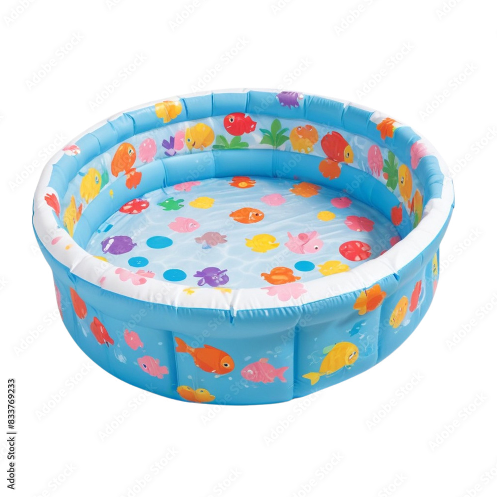 Inflatable swimming pool on Isolated transparent background png ...