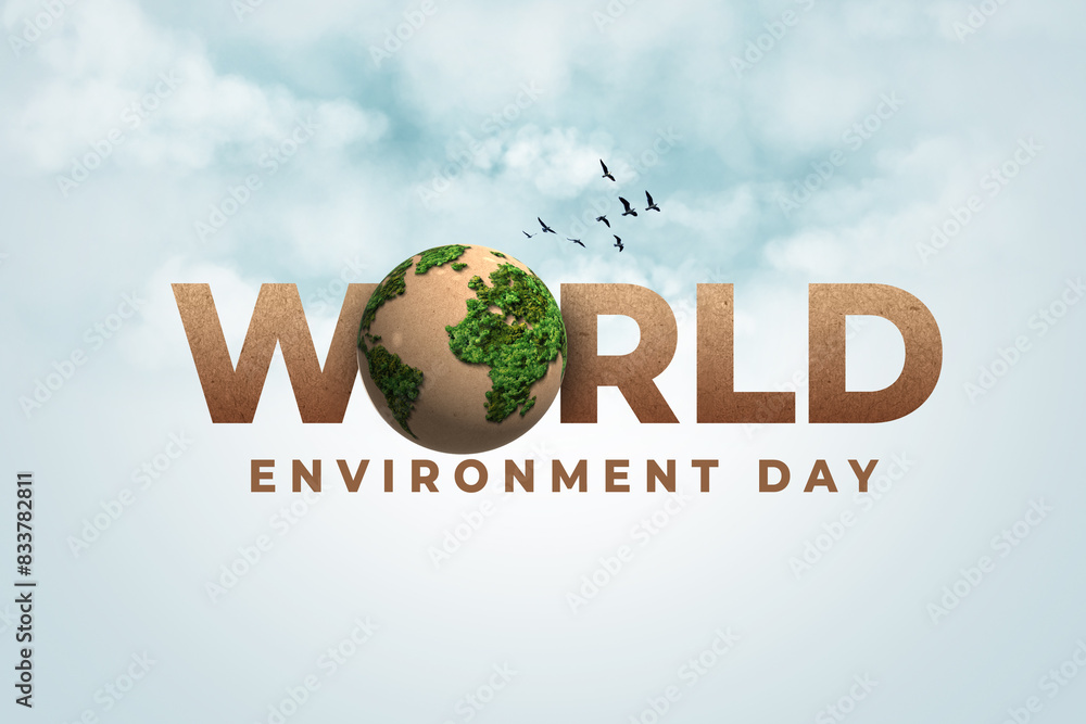 World Environment Day 2024 concept - Land restoration, desertification and drought resilience ...