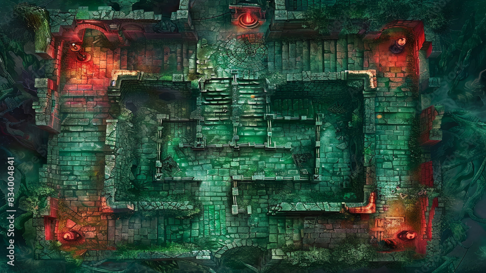 Crypt Battlemap DnD,RPG Map for Dungeons and Dragons,game background ...