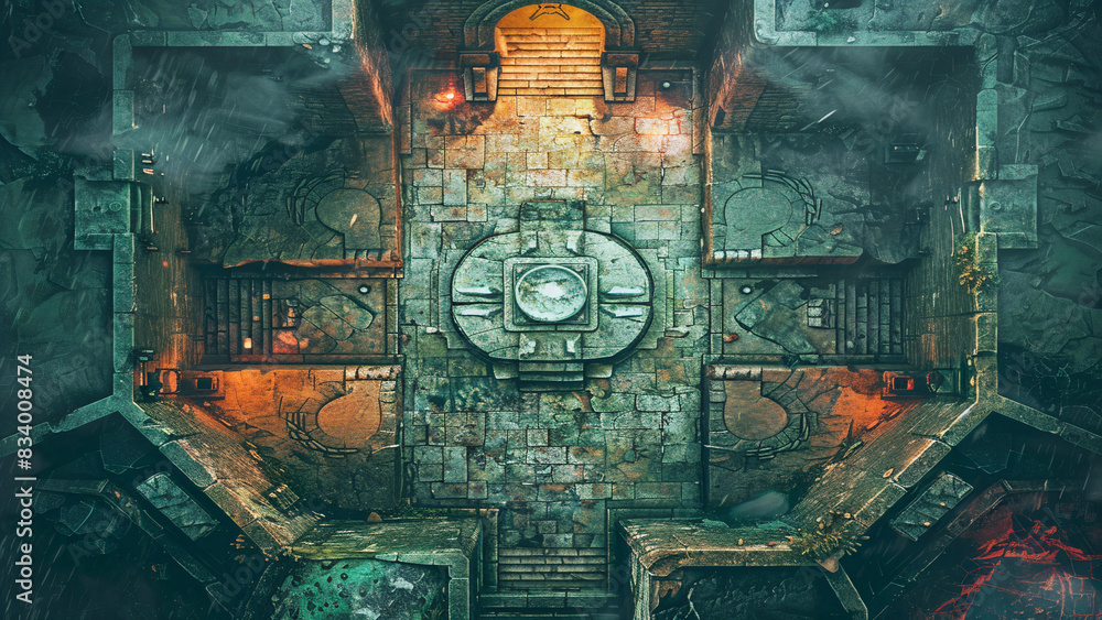 Crypt Battlemap DnD,RPG Map for Dungeons and Dragons,game background ...