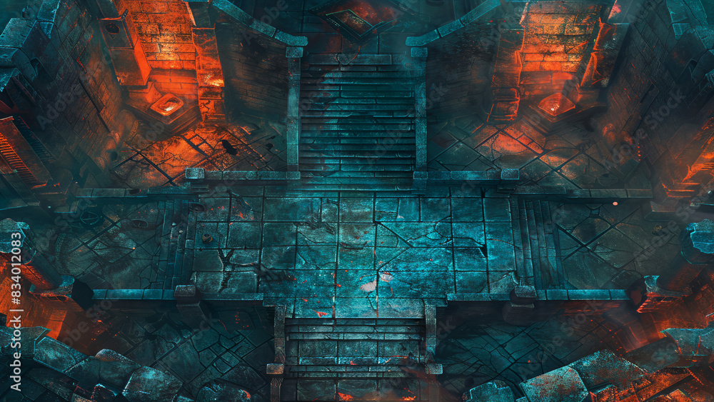 Crypt Battlemap DnD,RPG Map for Dungeons and Dragons,game background ...