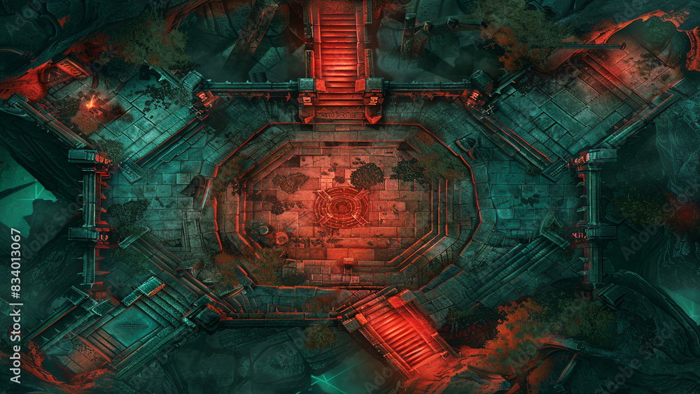 Crypt Battlemap DnD,RPG Map for Dungeons and Dragons,game background ...