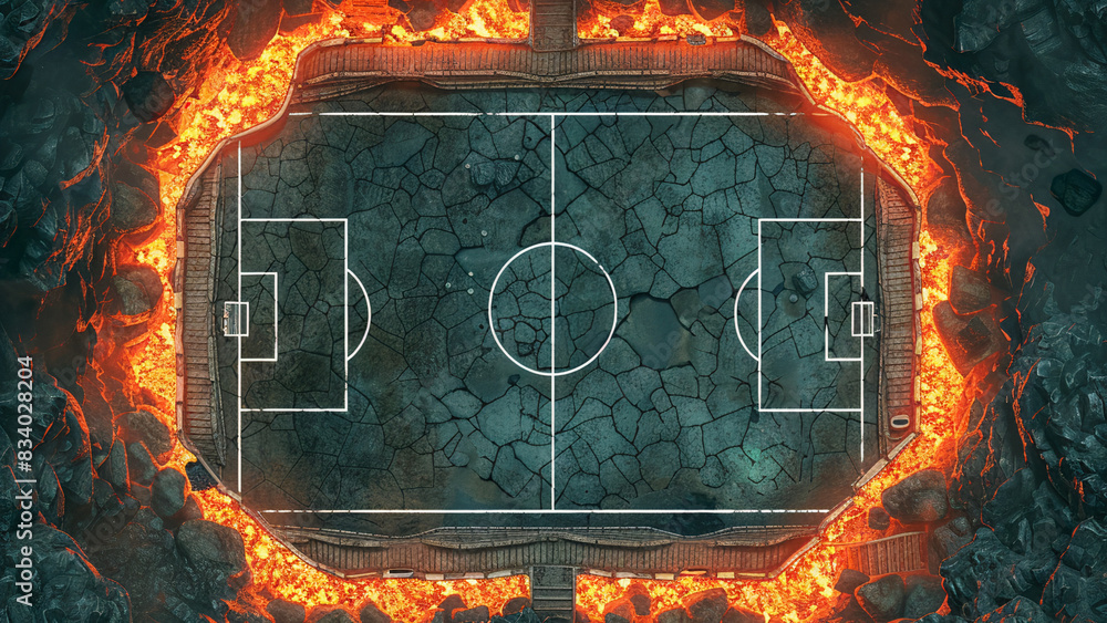 Soccer Stadium Battlemap DnD,game background,sport background stadium ...