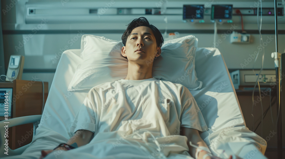 worried asian cancer patient get the treatment by good insurance and ...