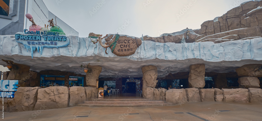 Genting sky worlds outdoor theme park in Genting Highlands, Pahang ...