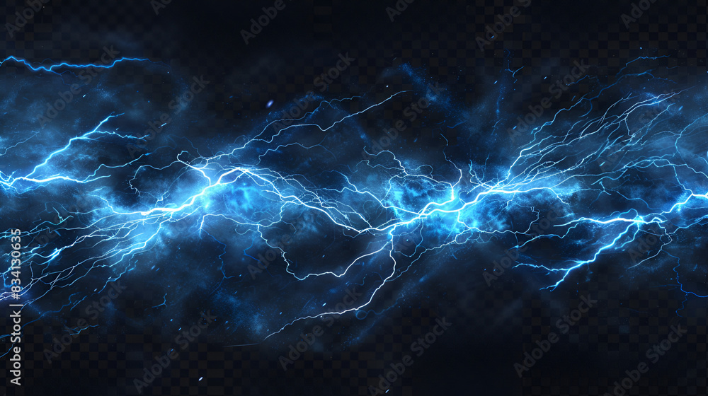 PNG Blue lightning effect, transparent background Stock Illustration ...