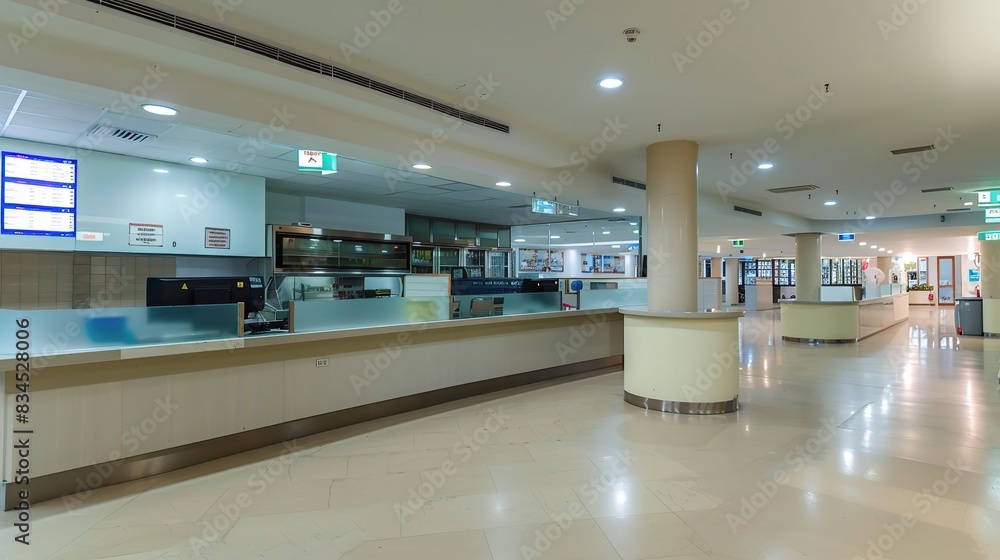 Foto de Stock Hospital Self-Service Area: A Comprehensive View of ...