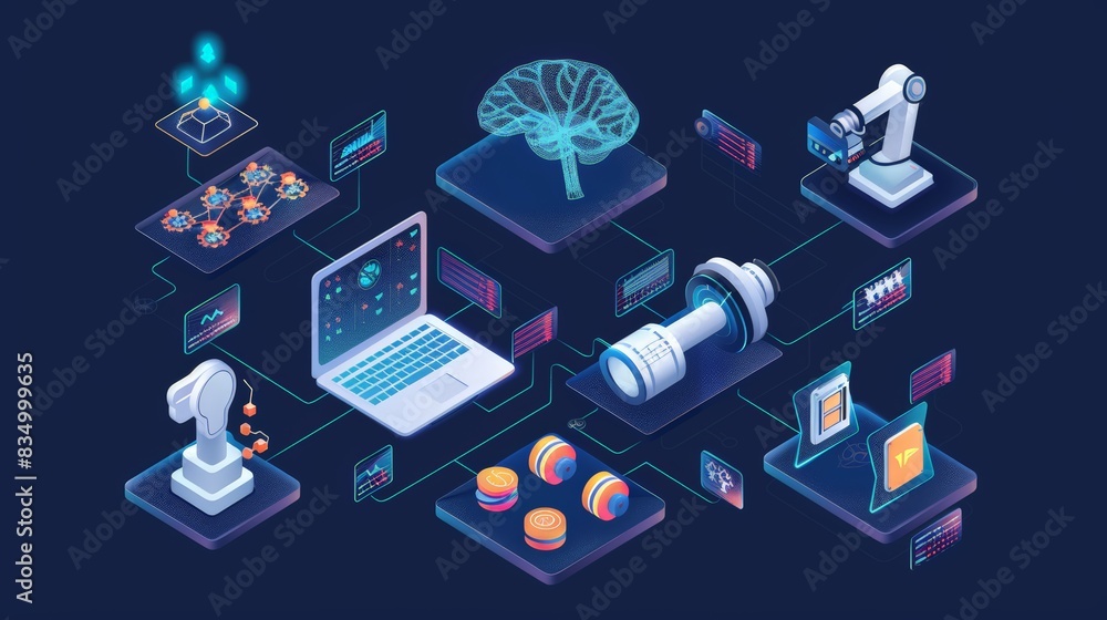 Design a visual representation of the AI development process. Cover ... Design a visual representation of the AI development process. Cover ...