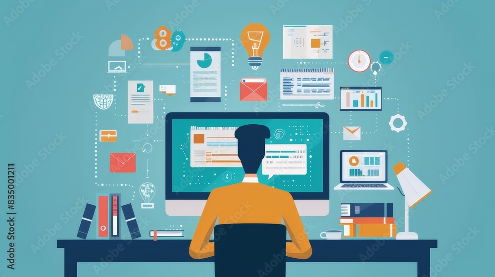 Design an infographic on digital literacy. Explain its importance in ...