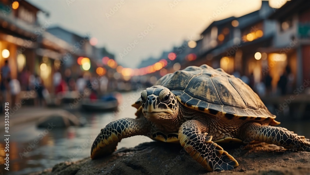 Sea Turtles Shell Transformed into a Thriving East Asian Fishing ...