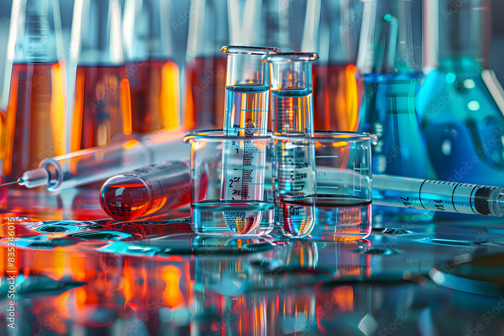 Chemistry laboratory research, experiments, and projects: science, test ...