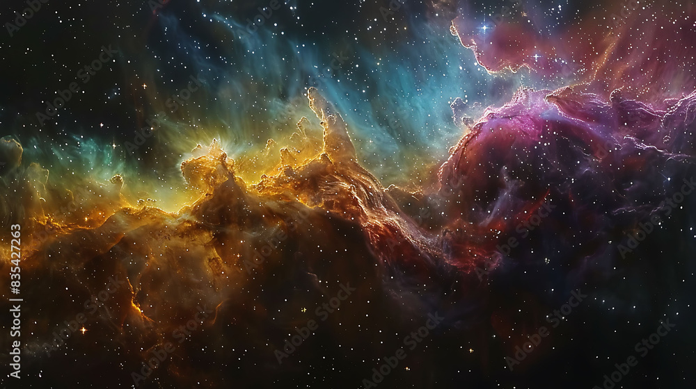 detailed photograph of the Milky Way's Orion Arm captured from the ...