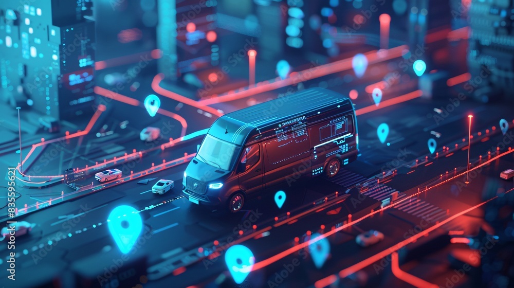 Futuristic Smart Logistics Network with Real-Time Tracking and ...