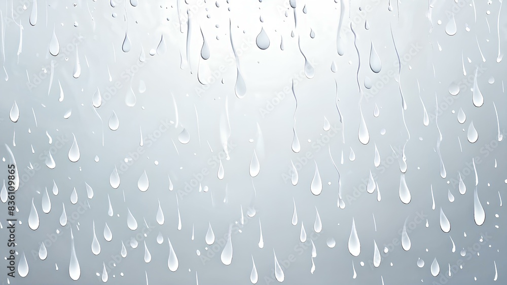 Abstract raindrop patterns on a plain backdrop, with a gentle gradient ...
