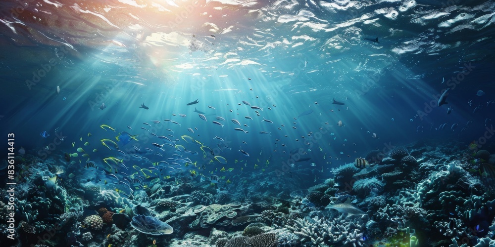 World Oceans Day: Protecting Our Underwater World - 4k Wallpaper，, this ...