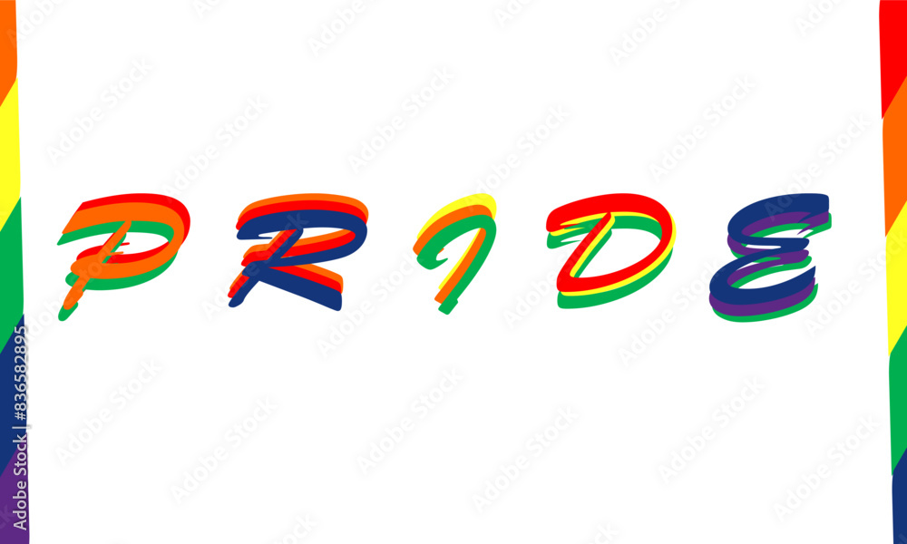 LGBTQ plus border frame wallpaper, LGBTQ background, colorful bar ...