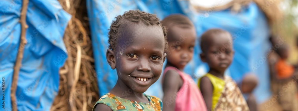 World Refugee Day, poor families, left-behind children, innocent ...