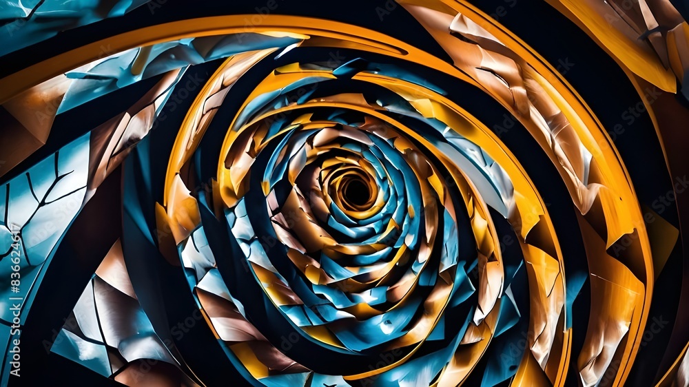 Gilded Cubes: Luxurious 3D Patterns for Business and Design, Golden ...