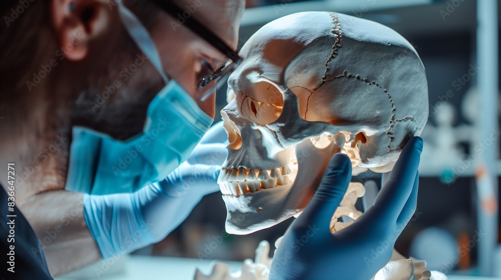 surgeon demonstrates how 3D-printed models provide a tangible reference ...