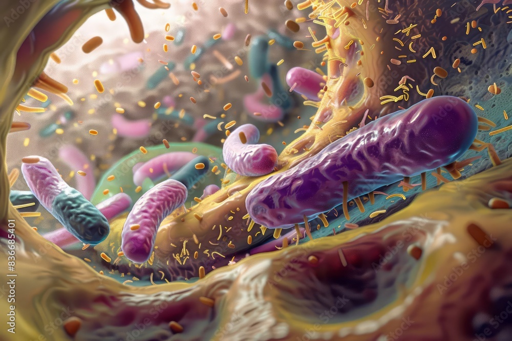 Anatomy of healing Medicine combating Escherichia coli in the stomach ...