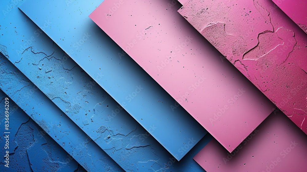 Ilustración de Stock Simple geometric background with overlapping ...