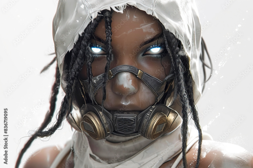 Eccentric fun freak, fake scandalous girl lifestyle. The concept of ...