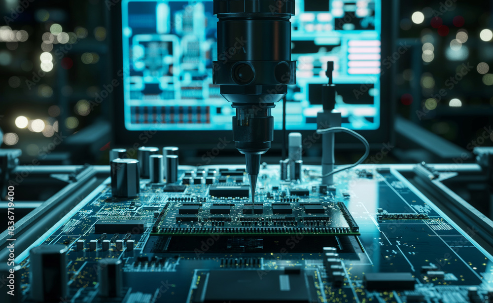 Atomic layer deposition (ALD) process in AI chip production, focusing ...