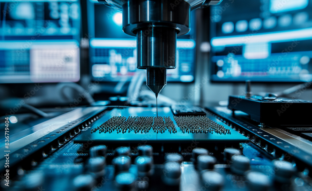 Atomic layer deposition (ALD) process in AI chip production, focusing ...