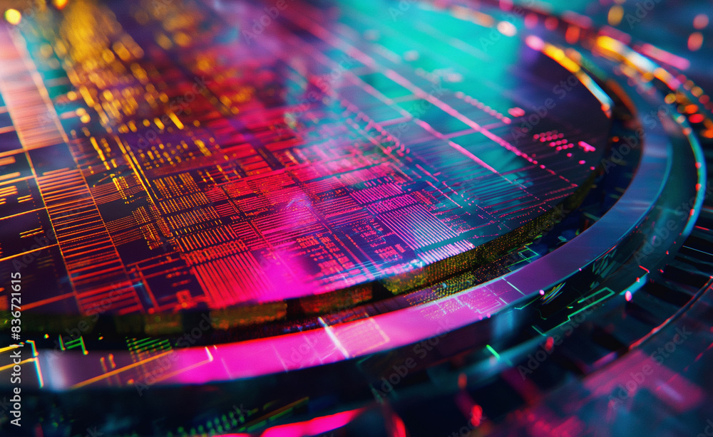 Atomic layer deposition process in AI chip production, highlighting the ...